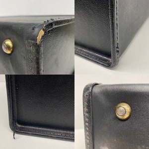 Vintage Stebco Pilot Case Retro 1970s Mid Century Modern Black Leather ...