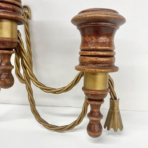 Vintage Candlestick Wall Sconce Retro 1980s Wall Candelabra Holds 5 ...