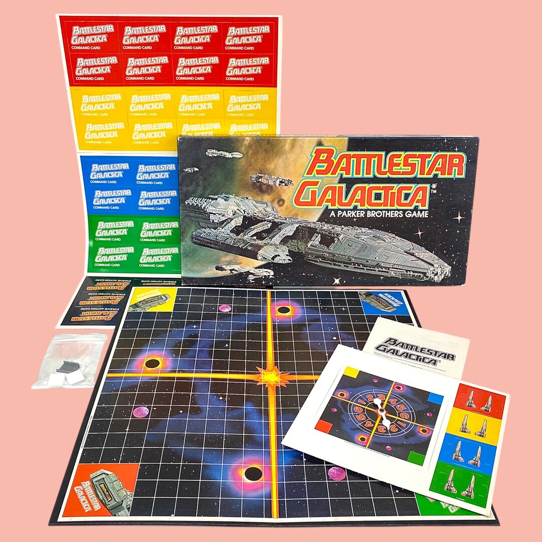 Vintage Battlestar Galactica Board Game Retro 1970s Parker Brothers ...