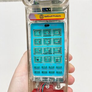 Vintage Clear Plastic Telephone Retro 1990s Contemporary Bell South ...