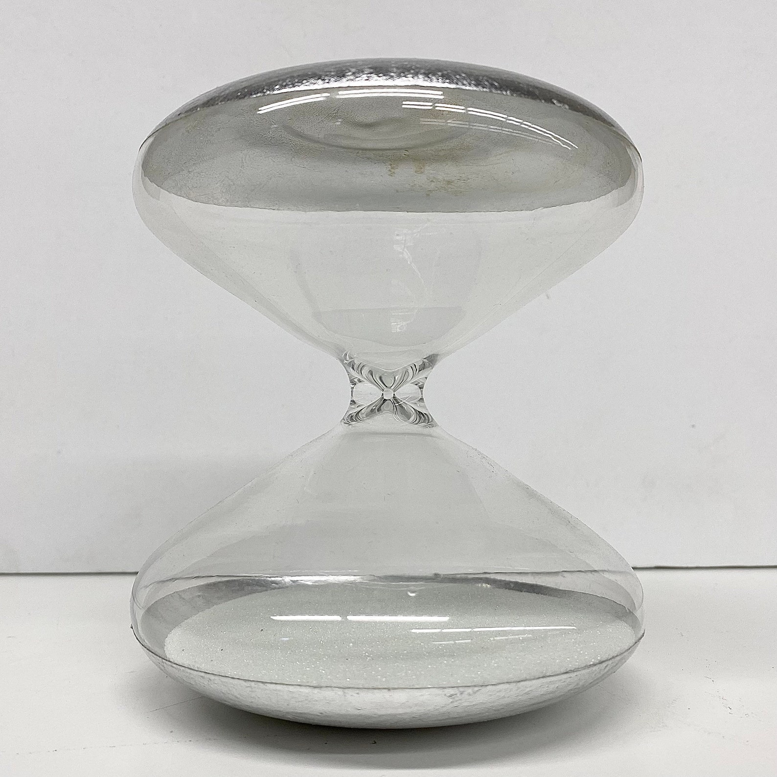 Vintage Hourglass Retro 1970s Contemporary Clear Glass - Etsy