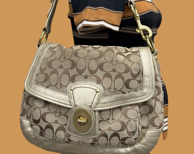 Vintage Coach Ali Legacy Signature Shoulder Bag Retro 2000s Y2K ...