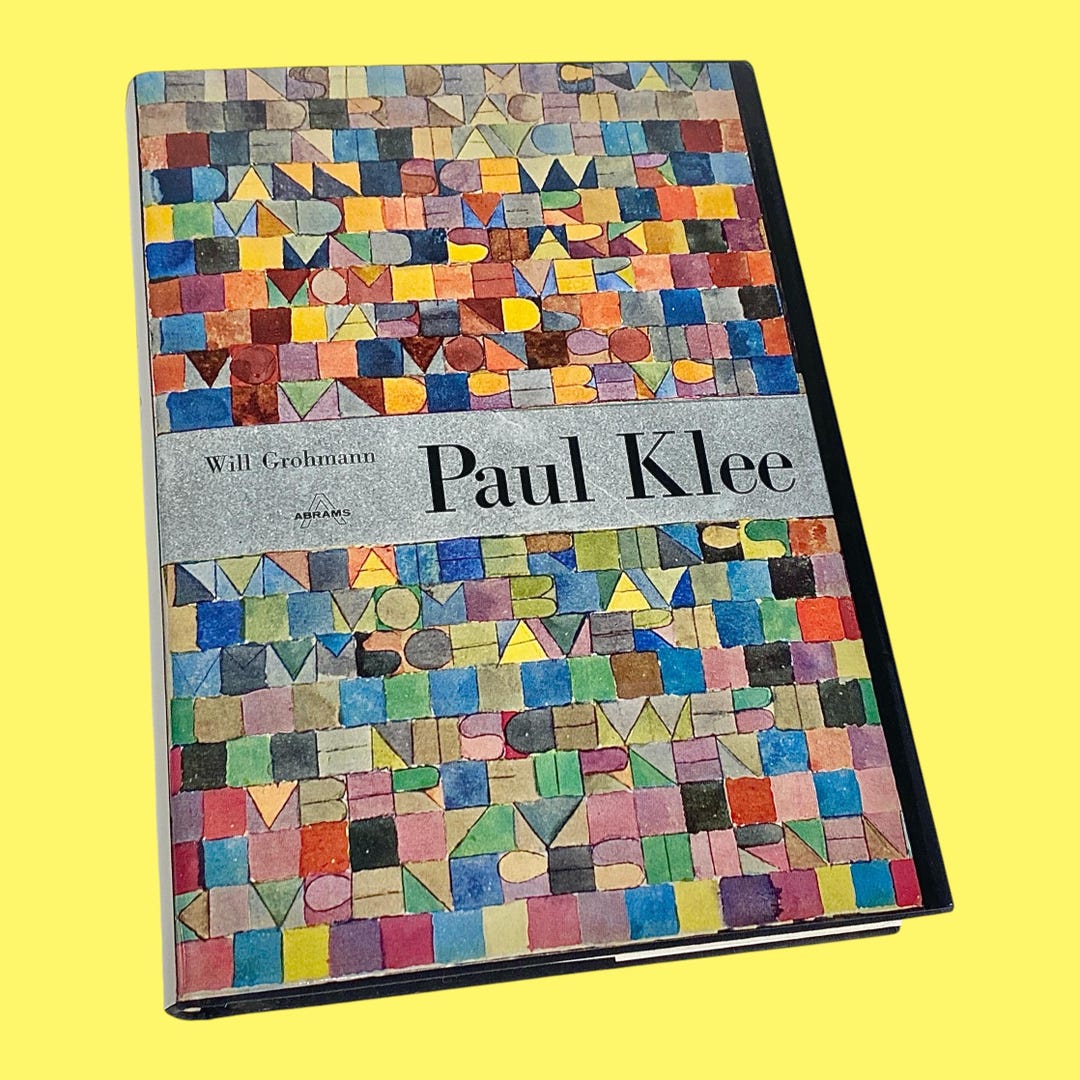 Vintage Paul Klee Artbook Retro 1950s Mid Century Modern + Hardback ...