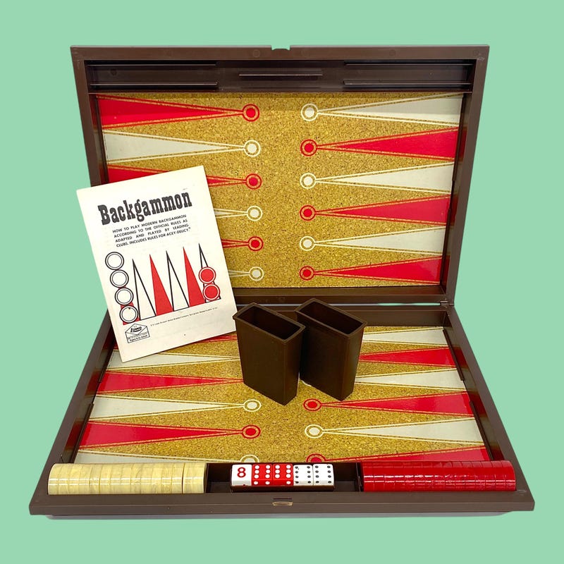 Vintage Backgammon - Etsy