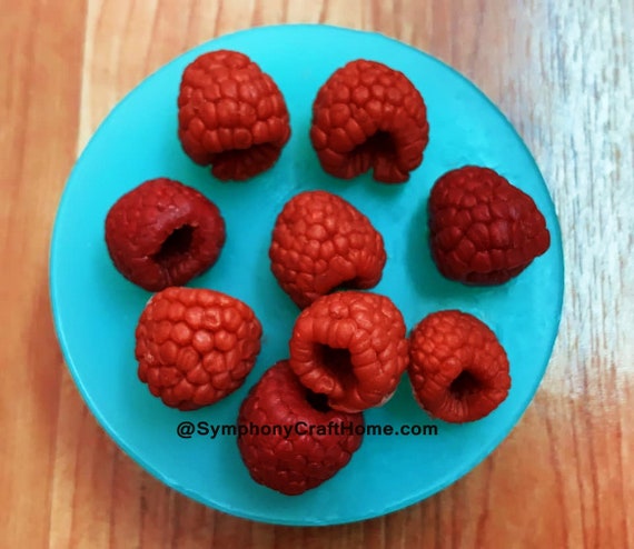3D Raspberry Mold 9 Cavity Raspberries Mold Fruits Molds | Etsy