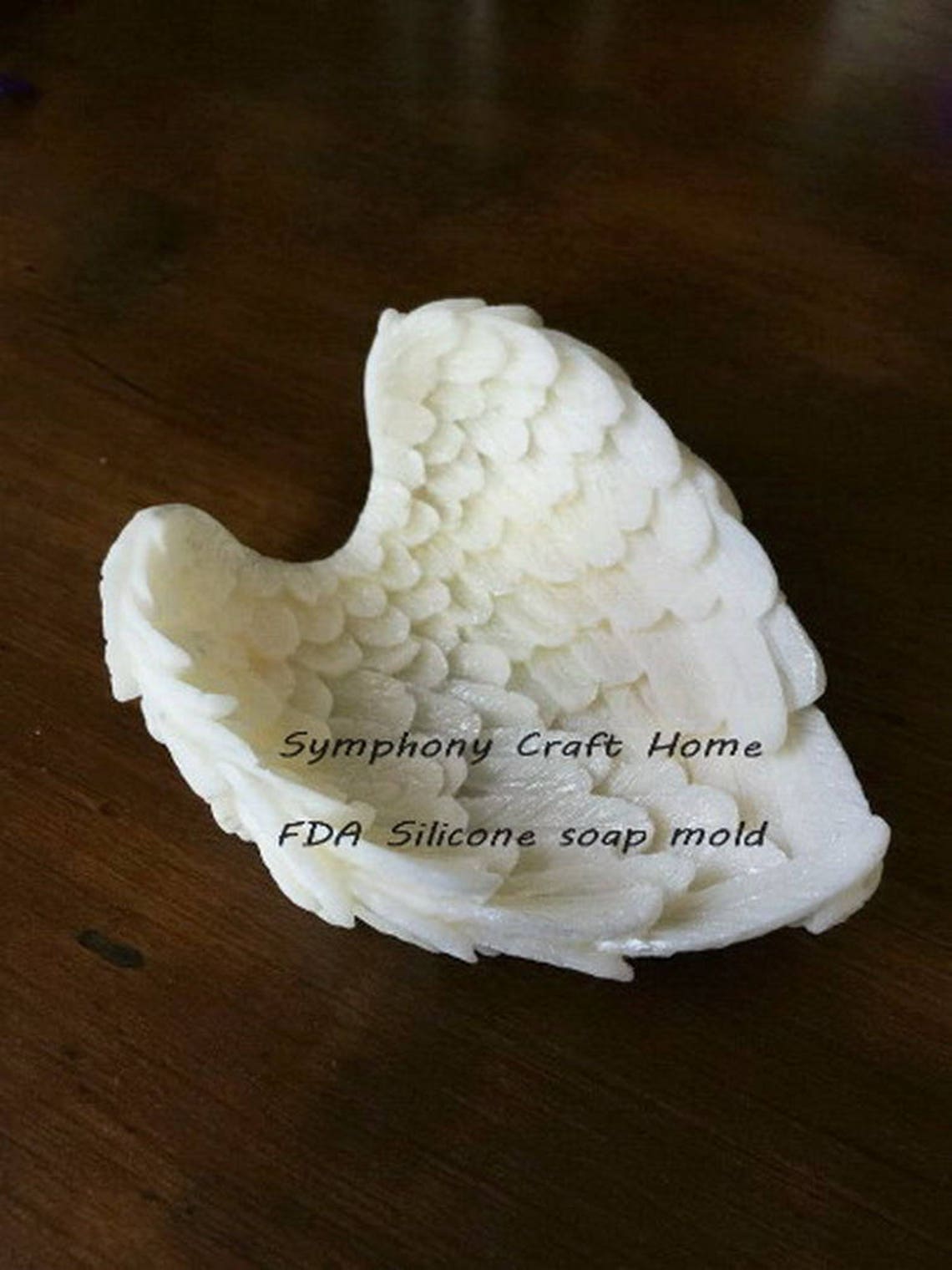 3D Angel Wing Mold Angel Wing Heart Mold Heart Mold Heart | Etsy