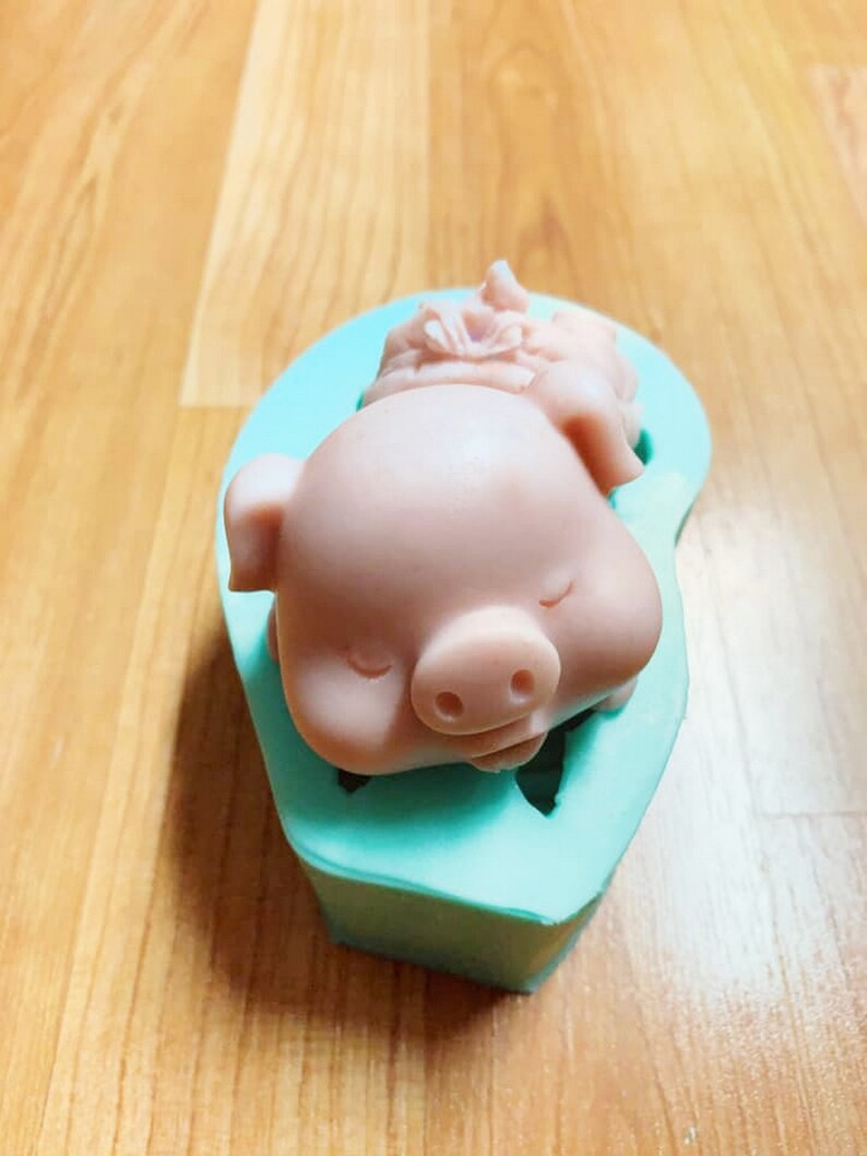 Pig Mold Cute 3d Pig Mold Soap Mold Chocolate Mold Gelatin - Etsy