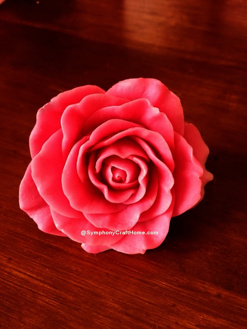 Rose Mold 3D Rose Soap Mold Gelatin Rose Mold Blooming Rose - Etsy