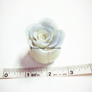 3D Rosebud Mold. 3D Rose Mold. Small Rose Soap Mold. Rose Resin Mold ...