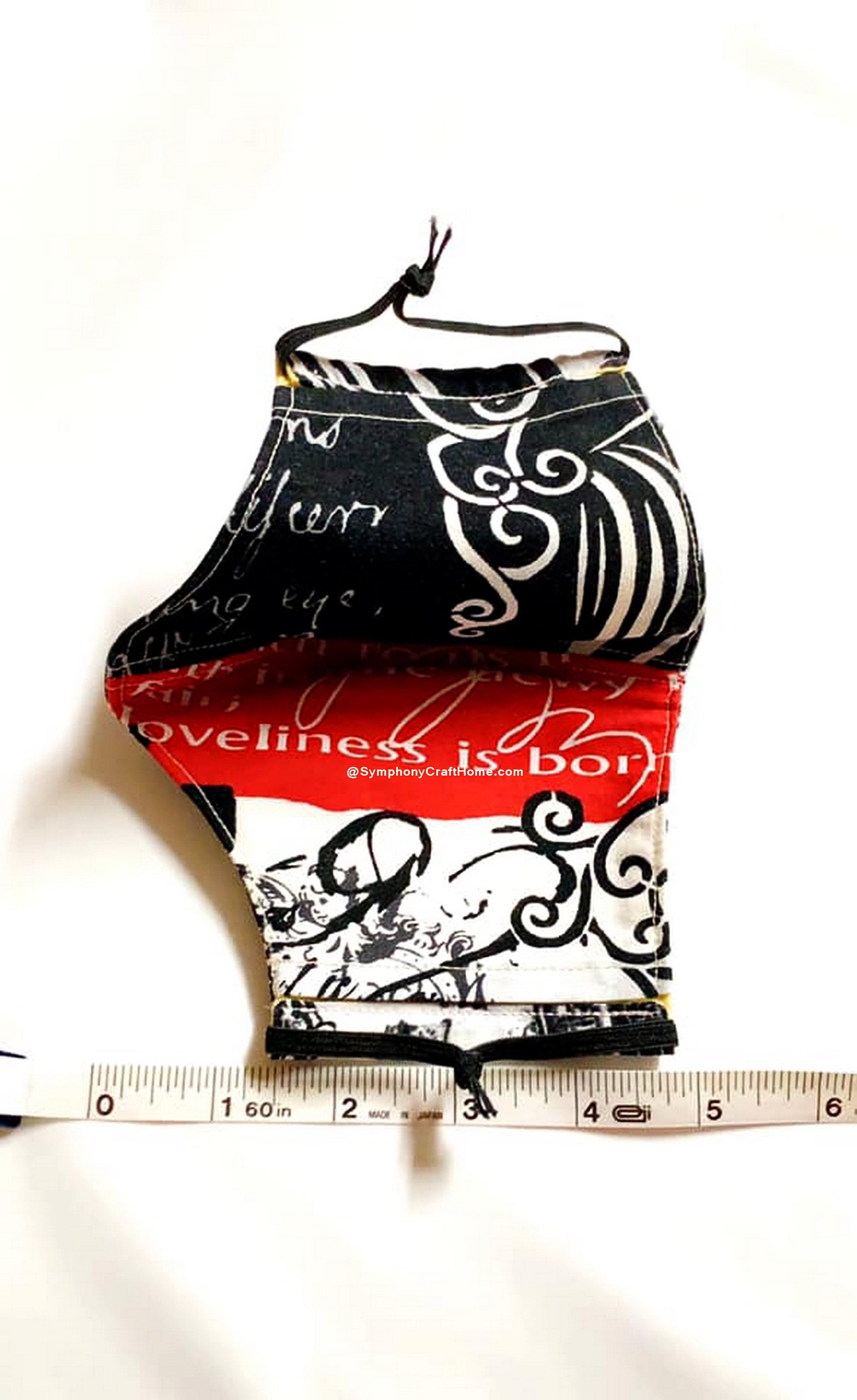 Cotton face mask 3 layers of Fabric ship from USA 3D face | Etsy