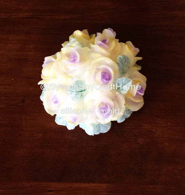 3D Roses Mold Rose Silicone Mold Rose Soap Mold Resin Soap | Etsy