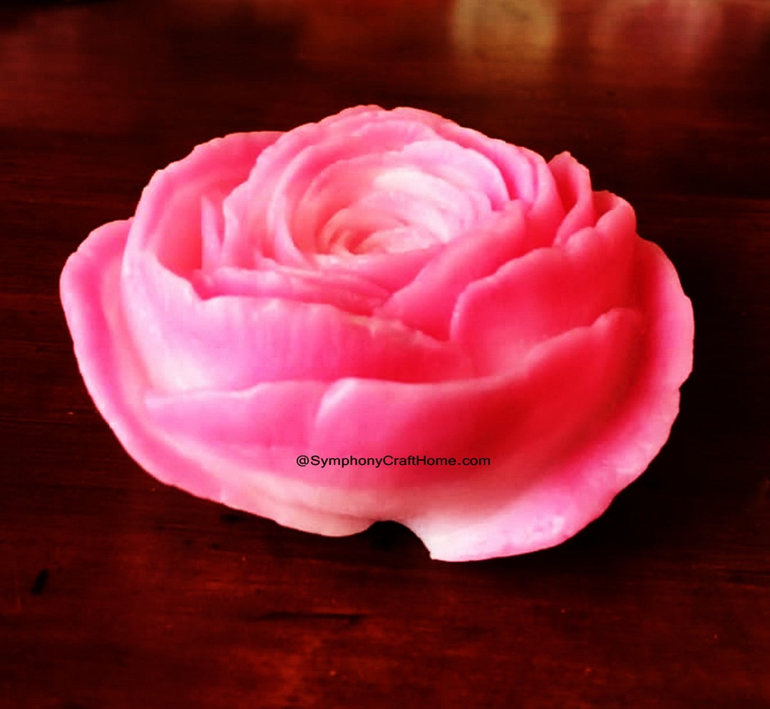 3D Rose Mold, 3D Big Rose Mold, Rose Silicone Mold, Rose Sugar Mold ...