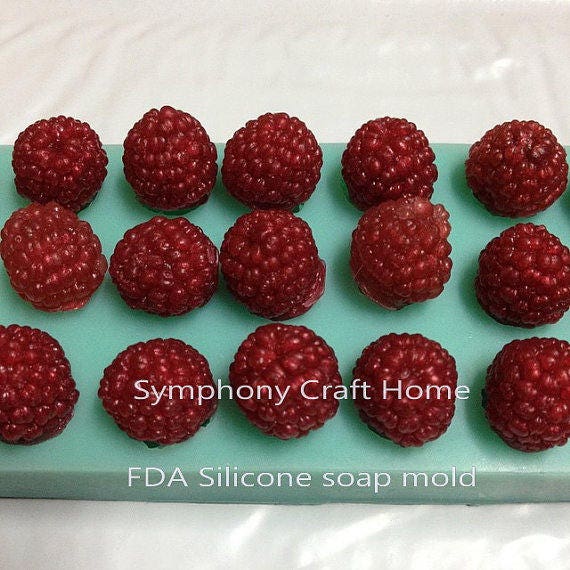 Raspberries Silicone Moldfruit Mold berries Silicone Mold - Etsy