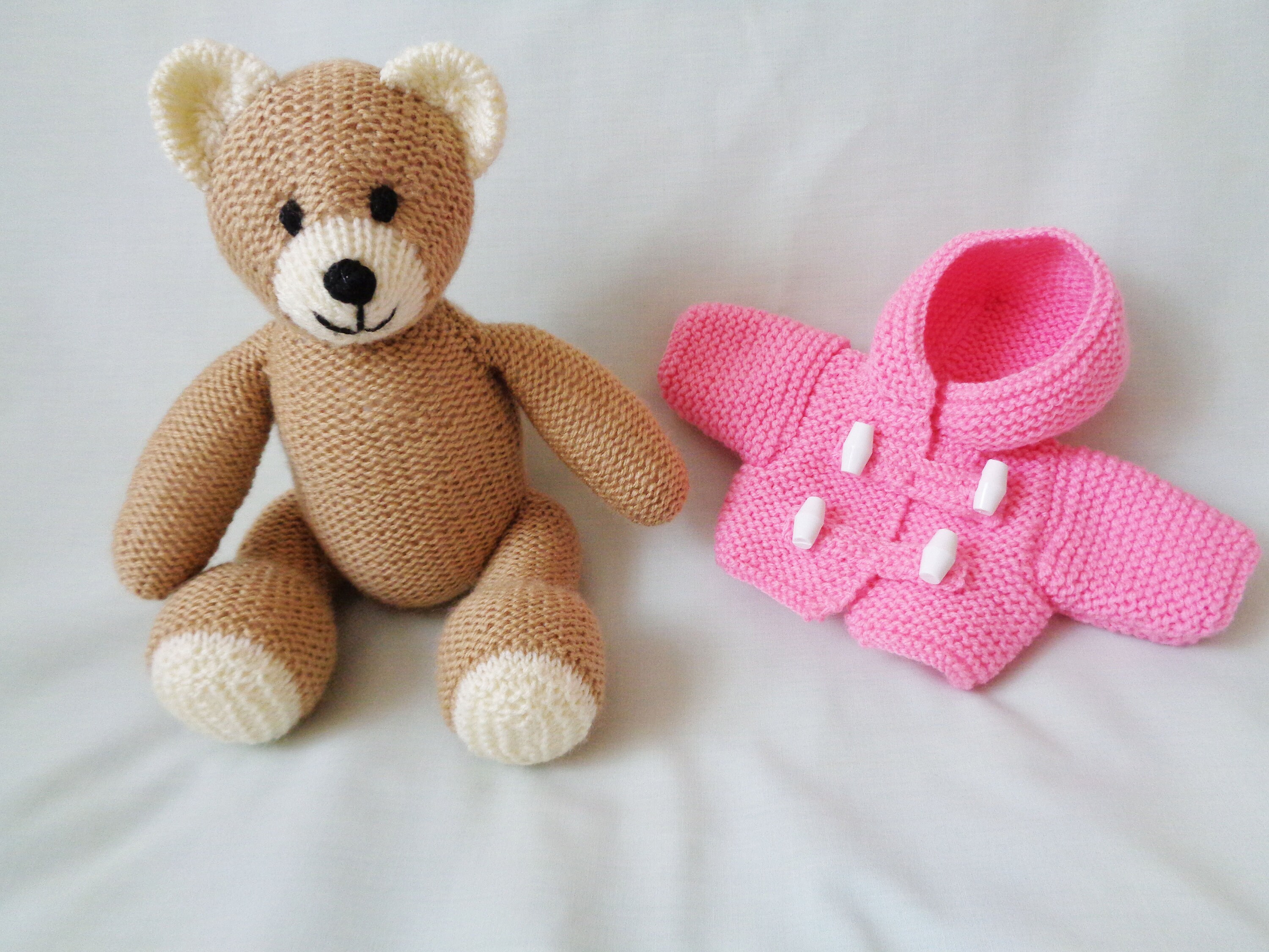 Teddy Bear Knitting Pattern Instant Digital Download Little - Etsy ...