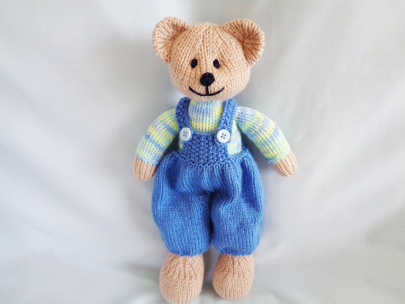 Teddy Bear Knitting Pattern, Instant Digital Download, Bethann and ...