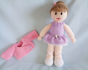 Knitted ballerina doll pattern free store
