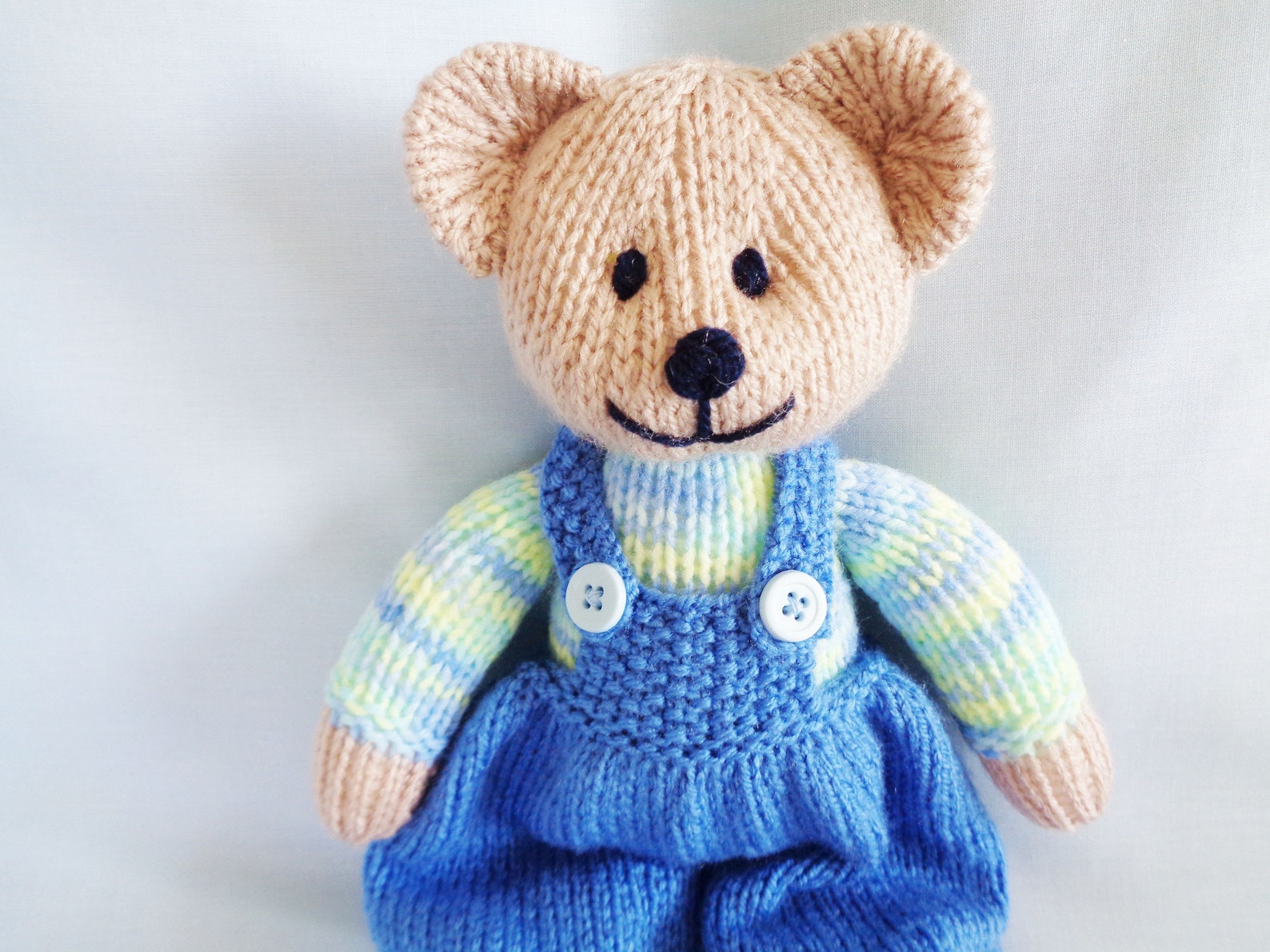 Teddy Bear Knitting Pattern Instant Digital Download Bethann | Etsy UK