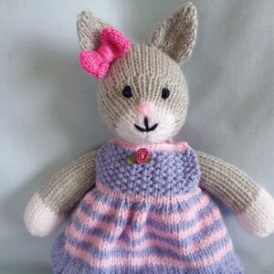 Cat Knitting Pattern, Instant Digital Download, Knitted Cat Pattern ...