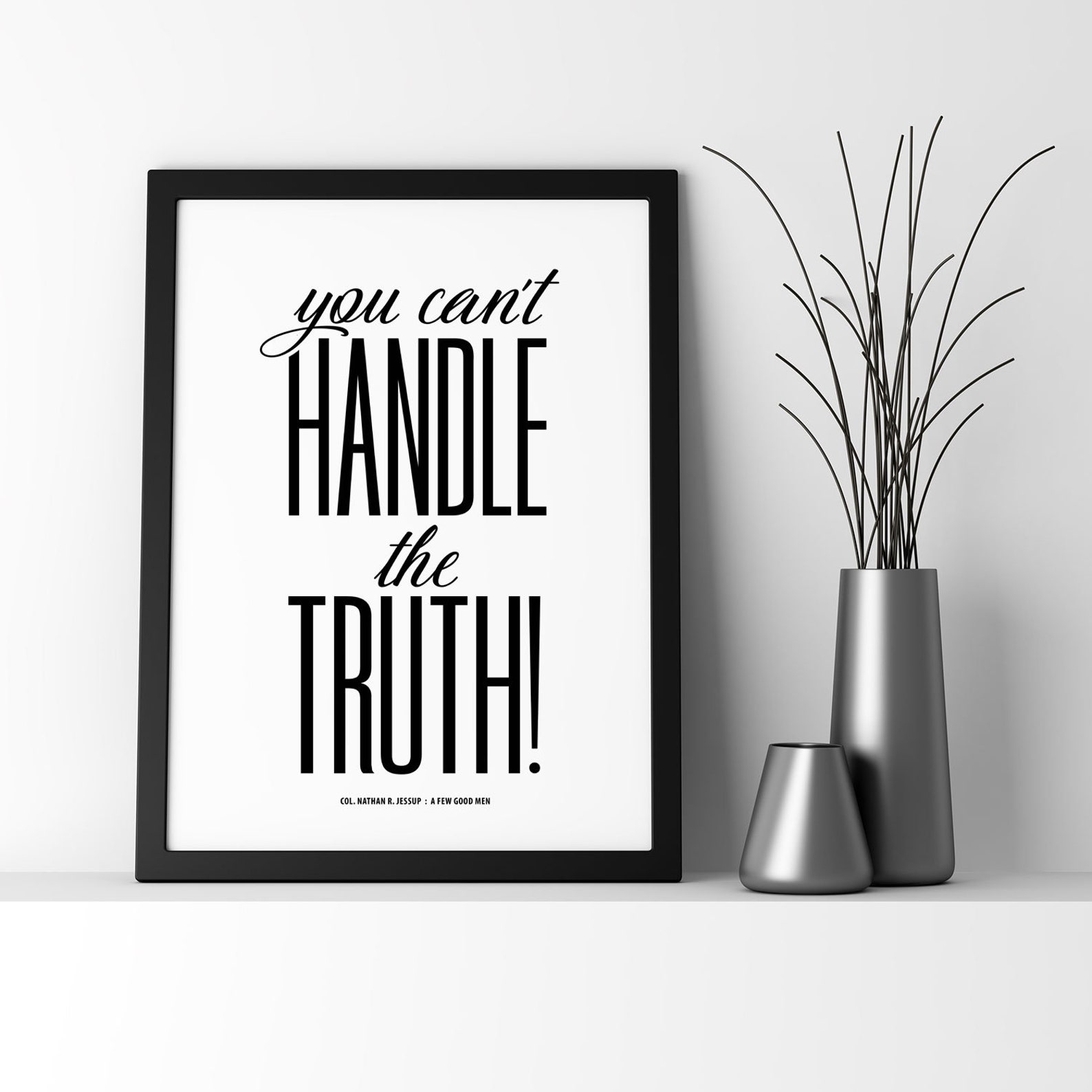 A Few Good Men You Cant Handle The Truth Movie Quote Etsy
