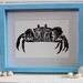 Handmade Block Print/lino-cut Print - Crab - Ocean Art, Surf Art, Beach ...