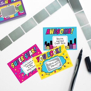 Kids Reward Tickets for Parents - Printed Scratch off Surprise, 30 ...