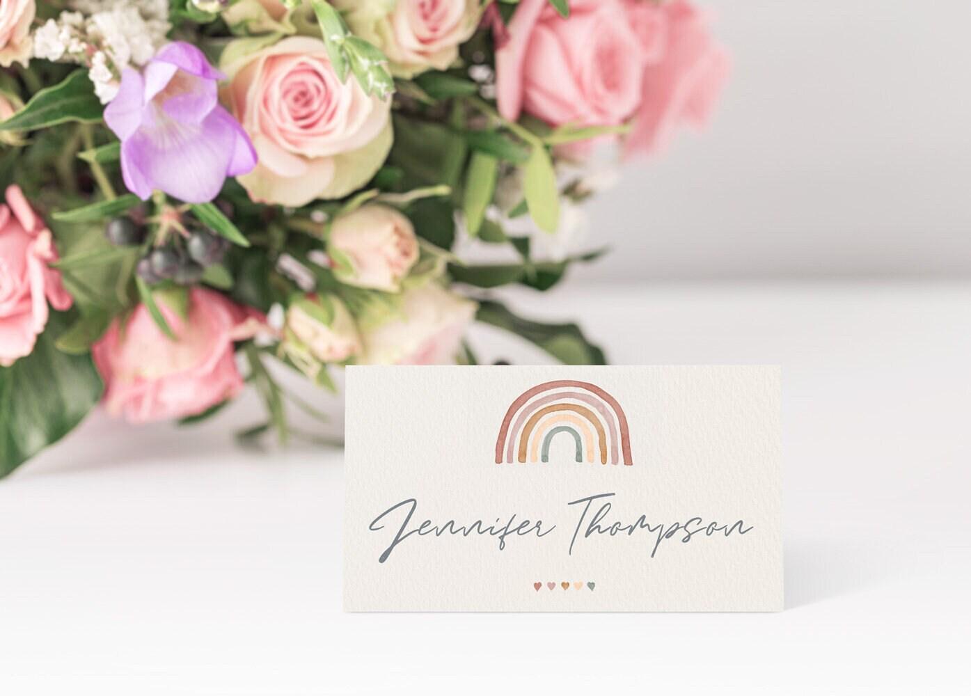 Place Cards for Wedding Receptions, Parties, and Events, Set of 25 ...