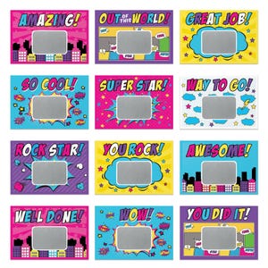 Kids Reward Tickets for Parents - Printed Scratch off Surprise, 30 ...