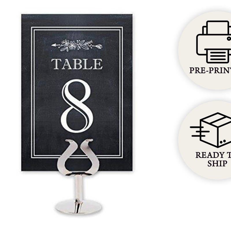 Formal Table Number - Etsy