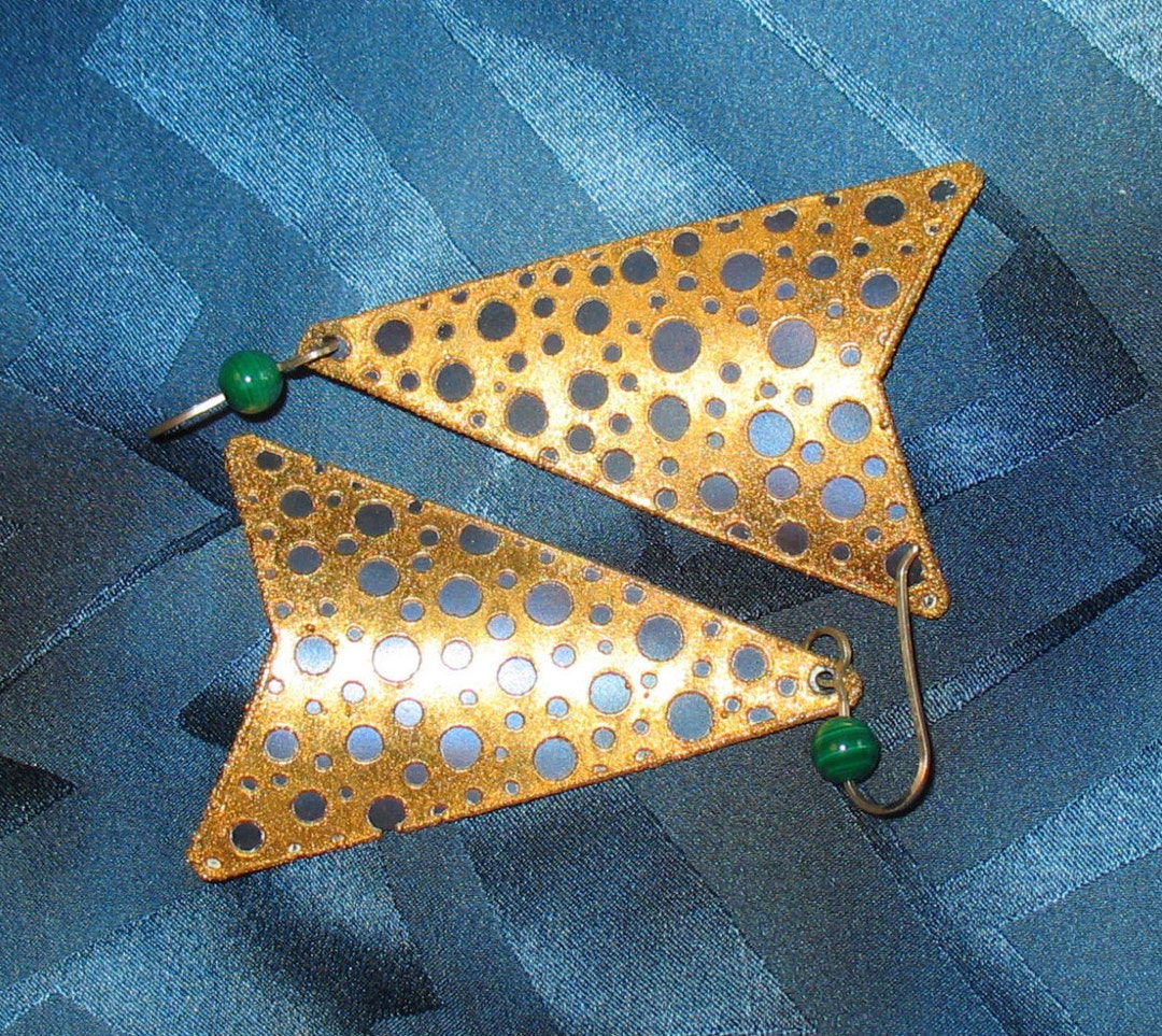1990s Earrings, 1990s, Vintage Abstract Earrings From the 1980s or ...