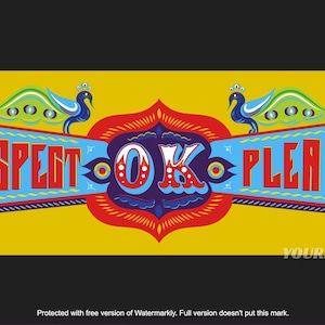 Indian Pop Art/desi Pop Art Respect OK Please - Etsy