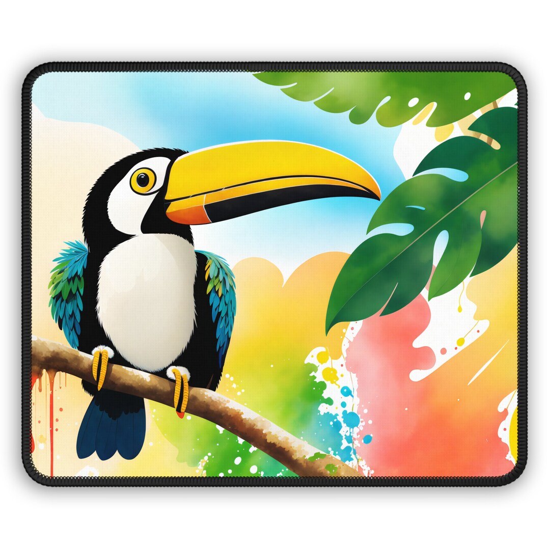 Toucan Splash Gaming Mouse Pad - Etsy