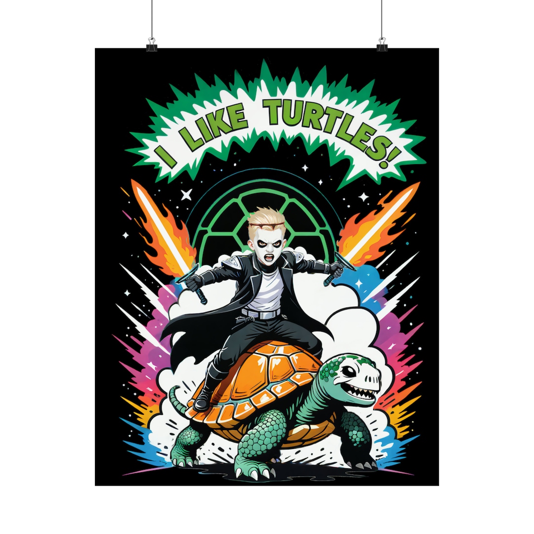 I Like Turtles Art Print Etsy 6218