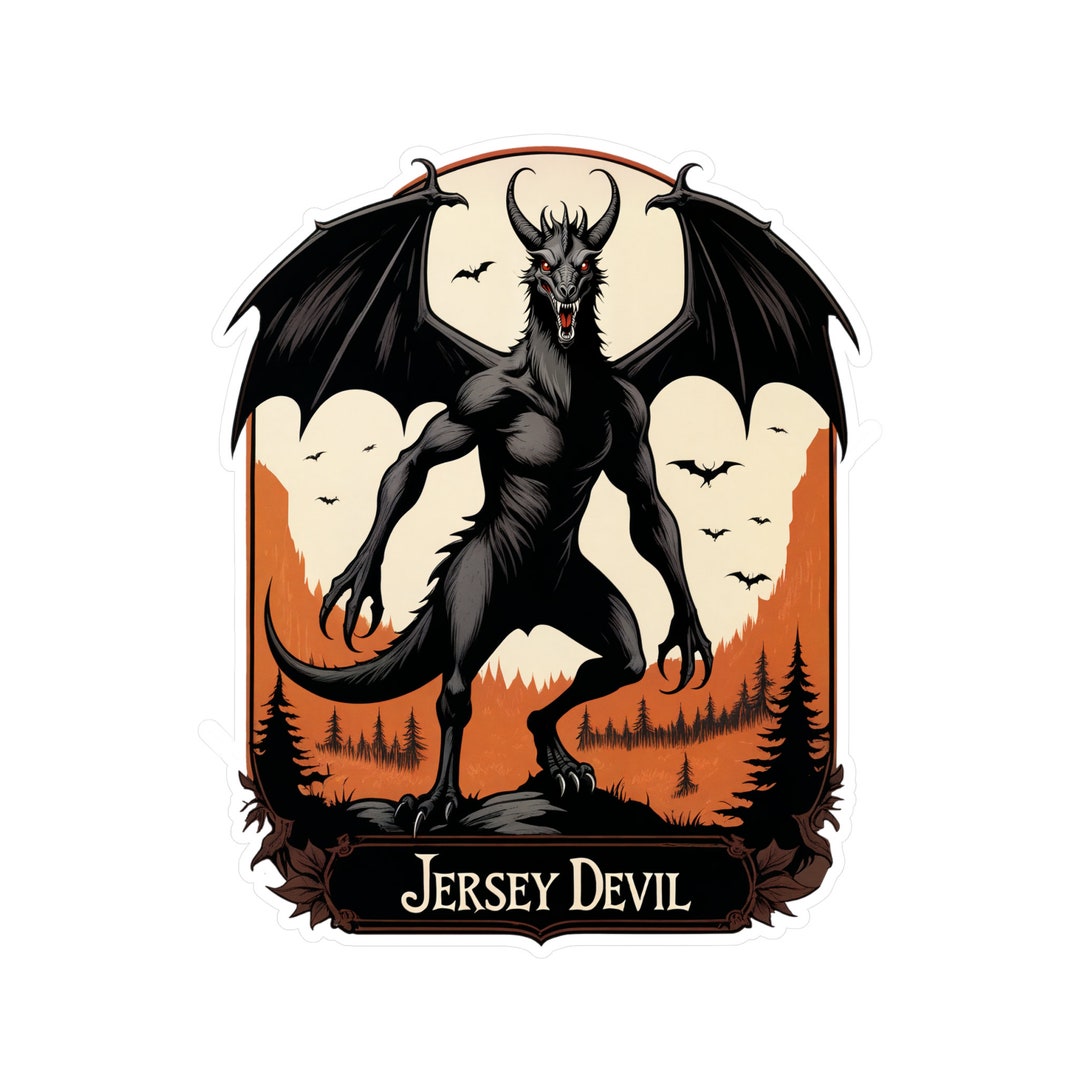 Jersey Devil Vinyl Decal - Etsy