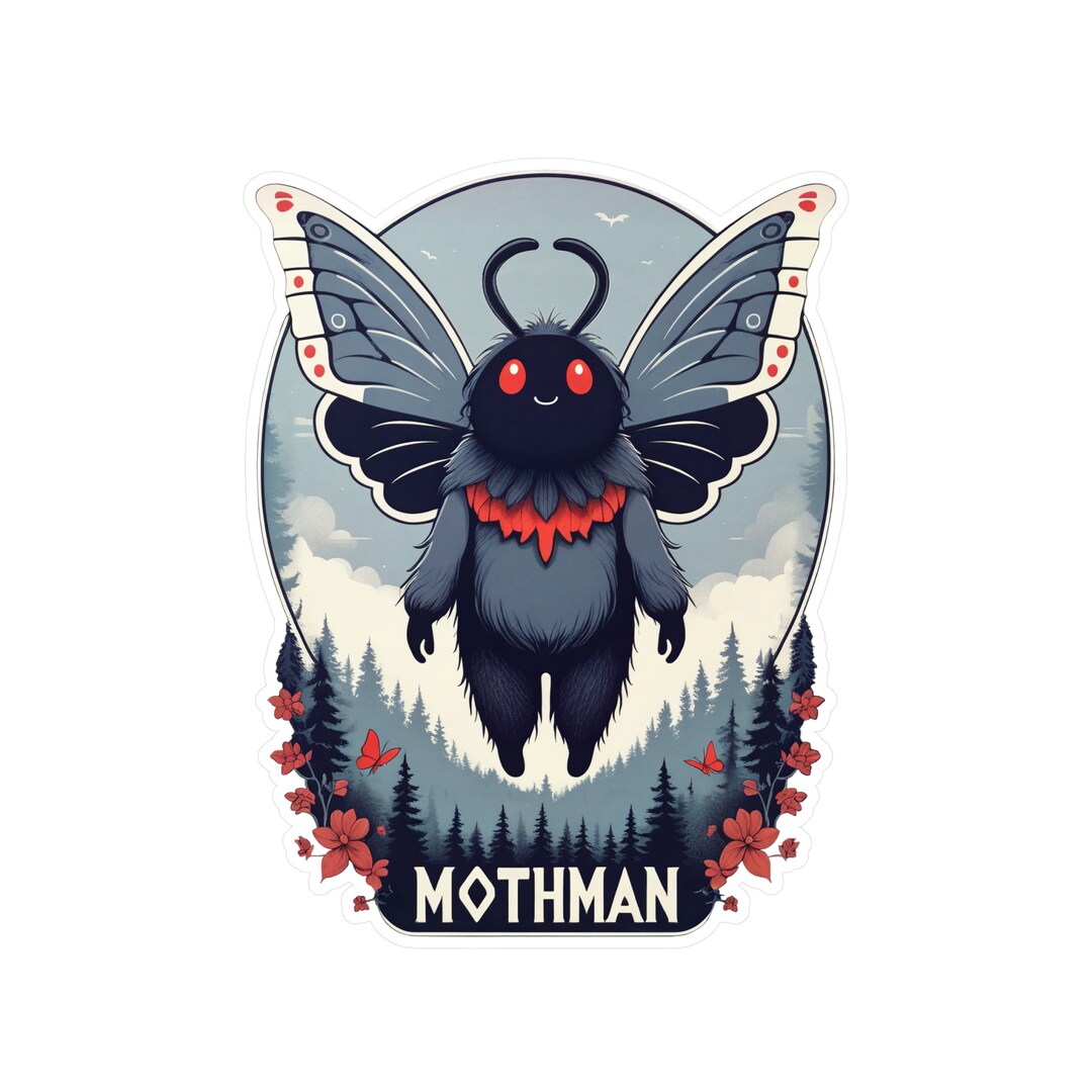 Angelic Mothman Vinyl Decal - Etsy