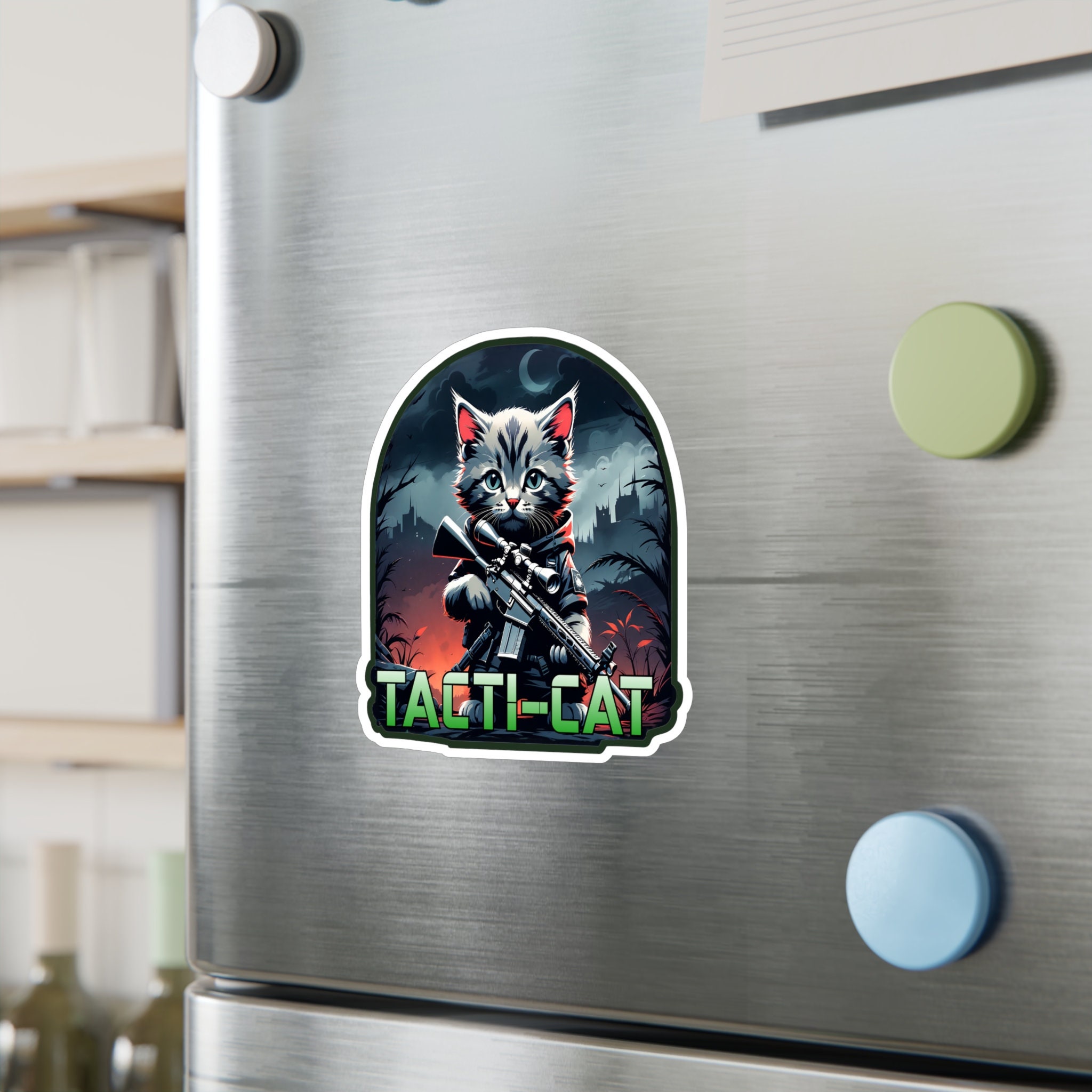 Tacti-cat Vinyl Decal - Etsy
