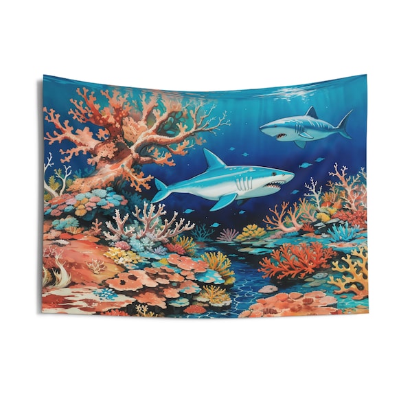 Tapestry Shark - Etsy