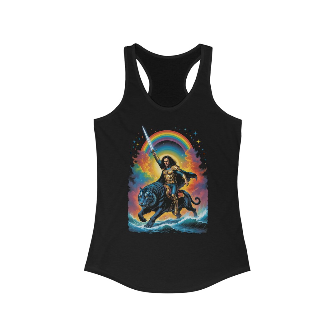 Ronnie James Dio Ride the Tiger Women's Ideal Racerback Tank Top - Etsy
