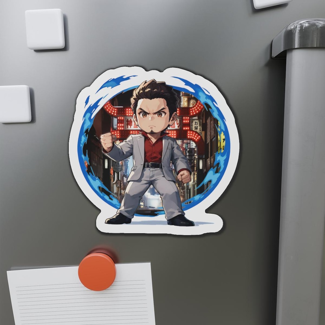 Kiryu Kazuma Chibi Dragon of Dojima Magnet - Etsy