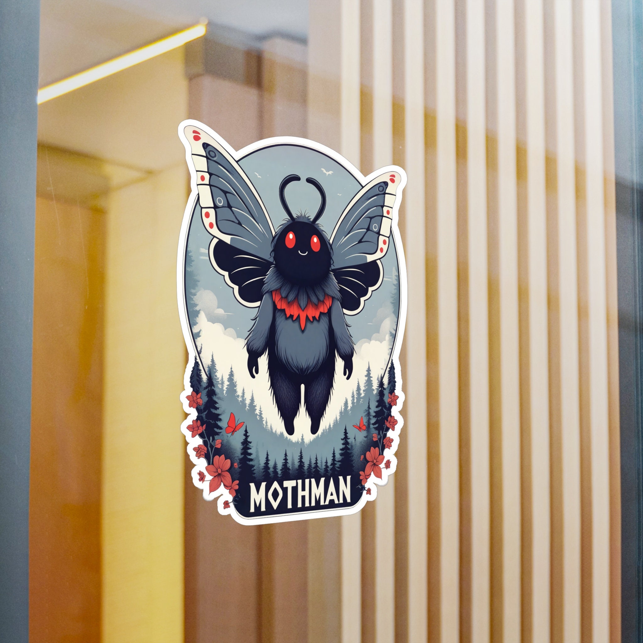 Angelic Mothman Vinyl Decal - Etsy