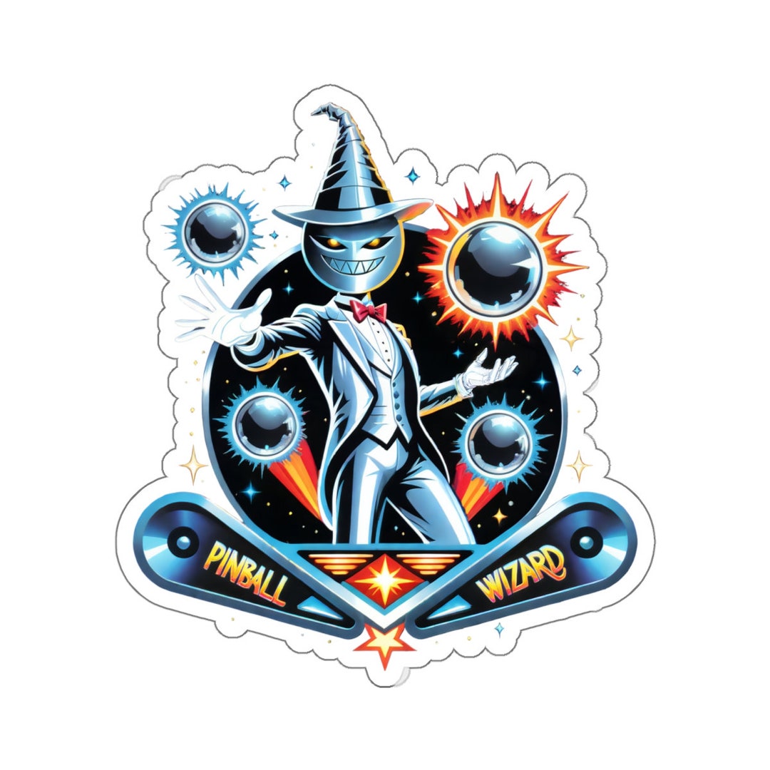 Pinball Wizard Sticker - Etsy