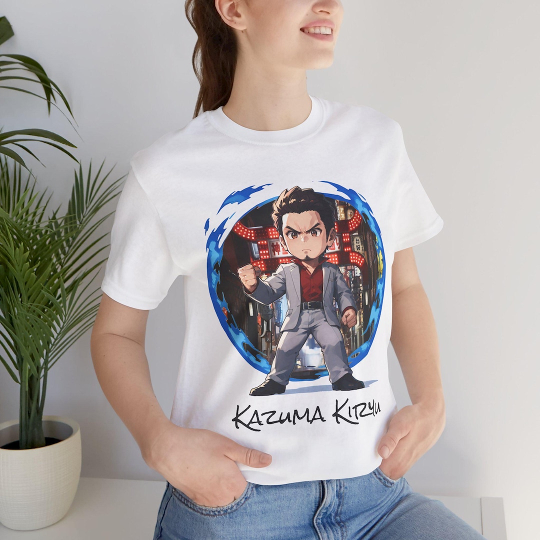 Kiryu Kazuma Chibi Dragon of Dojima Unisex Jersey Short Sleeve Tee - Etsy