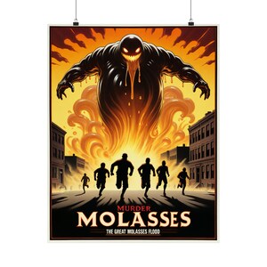 Murder Molasses the Great Molasses Flood Poster - Etsy