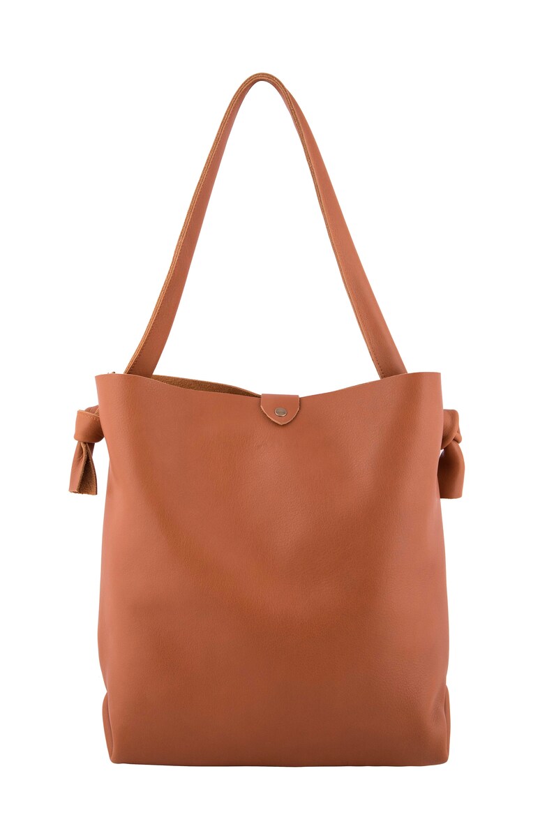 Leather Handbag for Woman in Camel Colors - Etsy