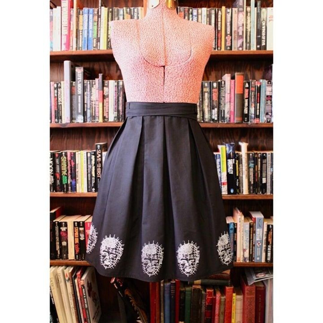 Custom Pinhead Block Print Wrap Skirt - Etsy