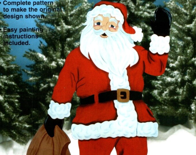 LIFE SIZE Christmas Santa Plans | Full-size Patterns From the Winfield ...