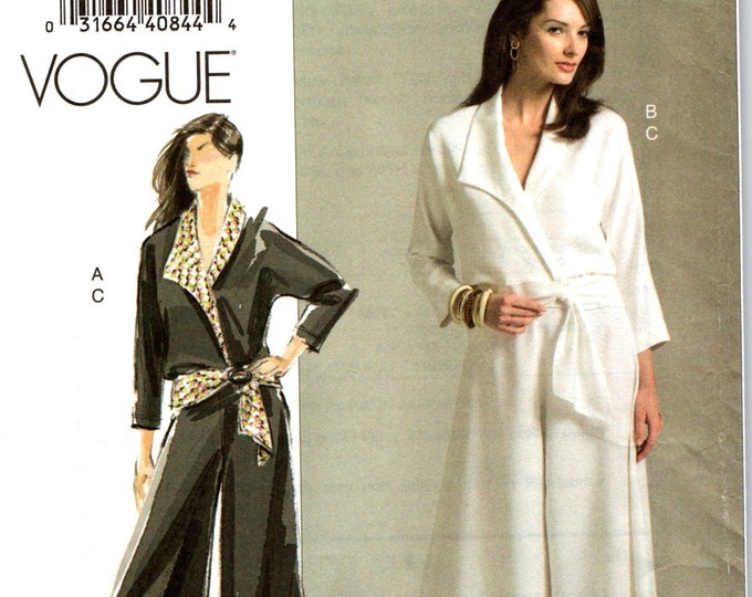 Vogue V8267 Todays Fit Sandra Betzina Sewing Pattern, Loose Fit Wrapped ...