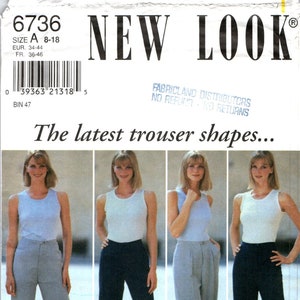 PANTS CAPRI Sewing Pattern Four Styles for Women Misses Size 8 10 12 14 ...