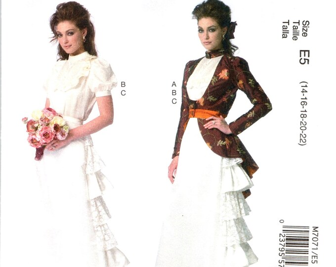 Simplicity 4156 Misses Gibson Girl Costume Pattern 1800s Edwardian ...