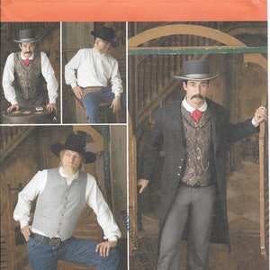 WEALTHY RANCHER COWBOY Wild West Costume Making Sewing - Etsy
