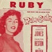 Original Ruby Gentry Sheet Music, Theme Melody From the Motion Picture ...